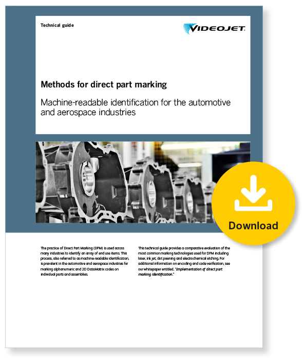 Automative Parts Marking & Coding Solutions