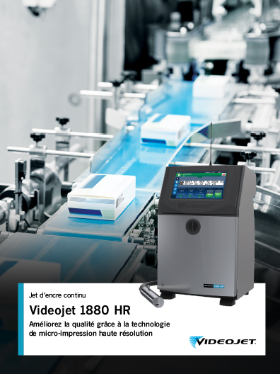 Jet d’encre haute résolution Videojet 1880 HR - Videojet