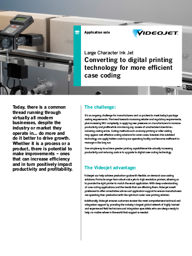 Videojet 2351 and 2361 | Videojet