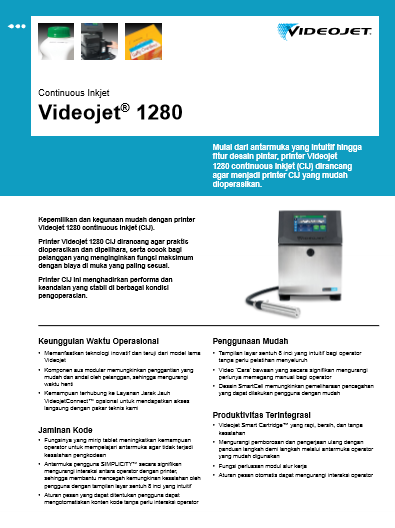 Videojet CIJ 1280 - Inkjet Printers