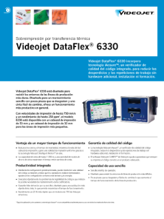 DataFlex® 6530 y 6330 | Videojet México
