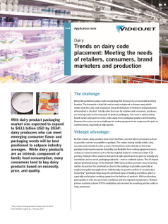 Dairy coding and marking | Industrial printers for the dairy industry ...