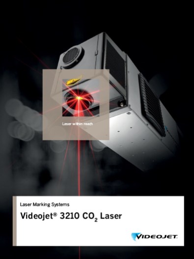 Videojet 3210 CO2 Laser Marking System Brochures & Spec Sheet