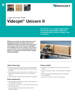 Videojet Unicorn Printer | Large Character inkjet Printers