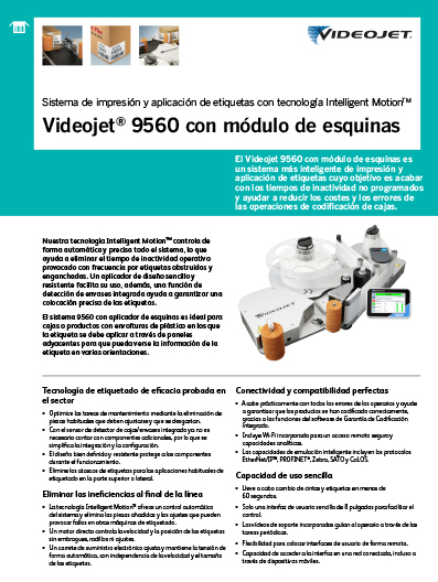 Etiquetadora Industrial Videojet 9560